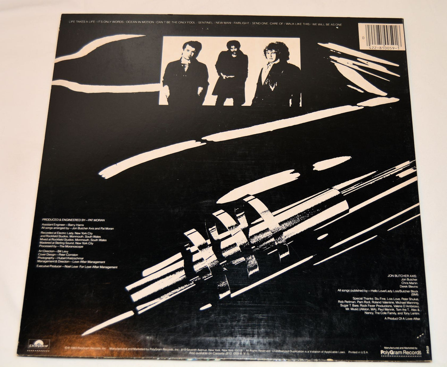 Jon Butcher Axis - Self Titled, Vinyl Record Album LP, Polygram – Joe's ...