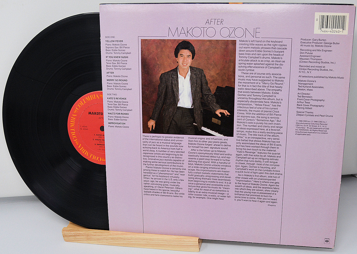 Ozone, Makoto - After, Vinyl Record Album LP, Columbia ‎FC 40240 – Joe's Albums