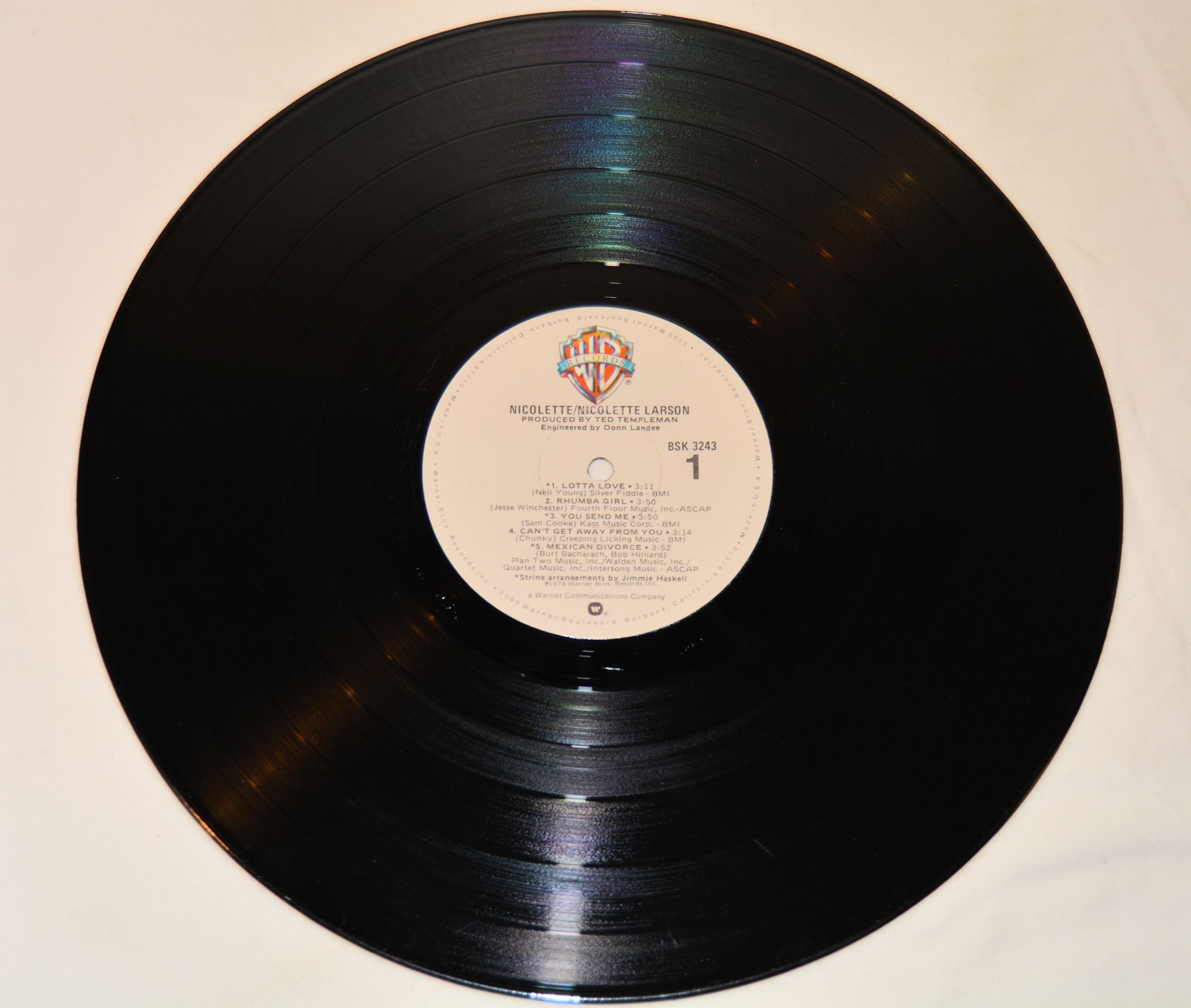 Larson, Nicolette - Nicolette, Vinyl Record Album LP, Lotta Love – Joe ...