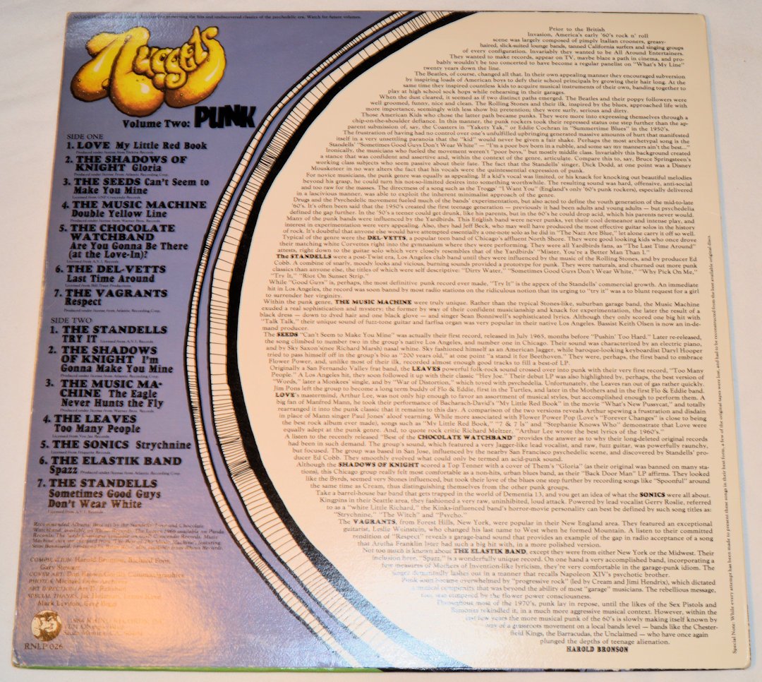 Various - Nuggets V 2: Punk – Joe's Albums