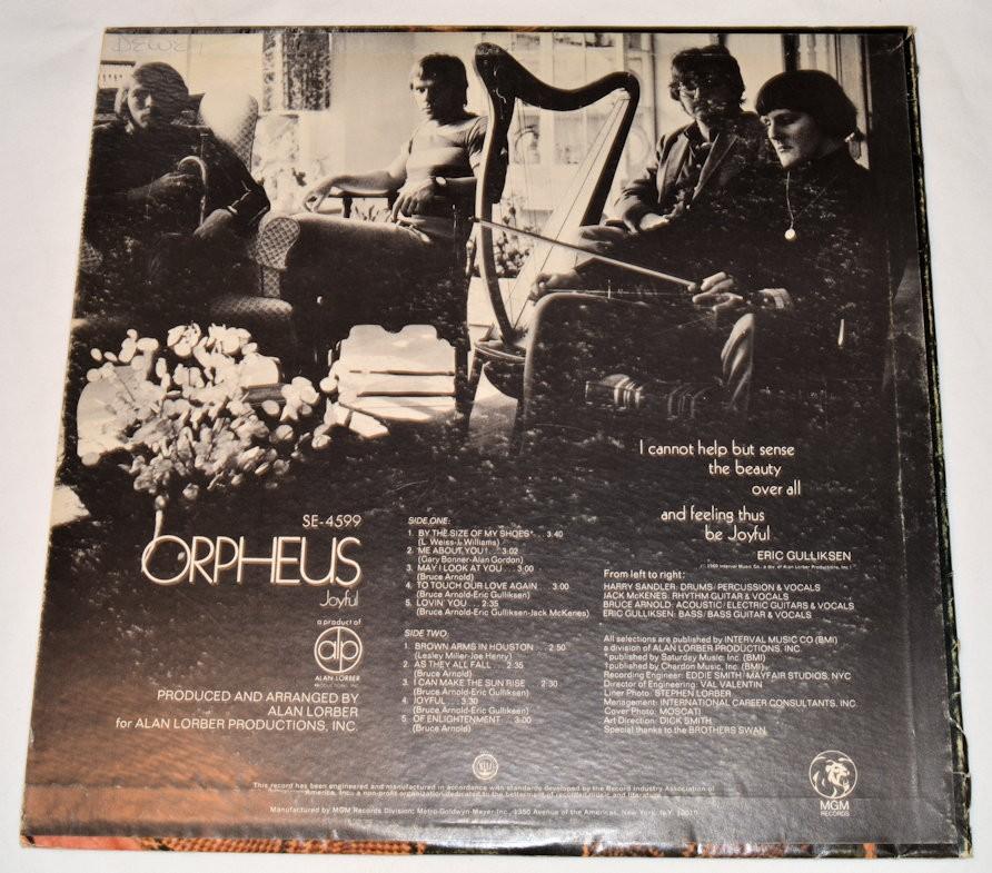 Orpheus - Joyful – Joe's Albums