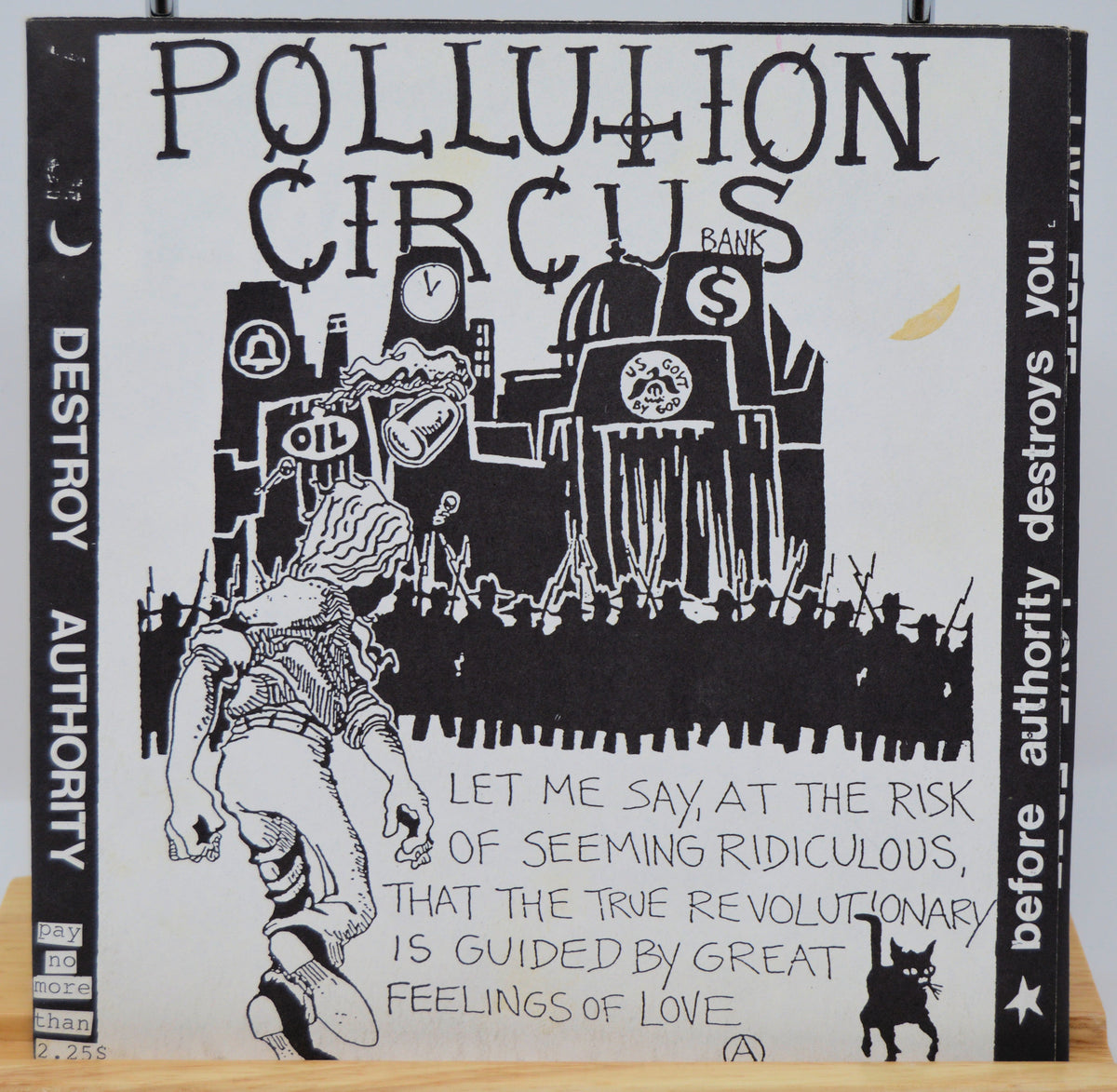 Pollution Circus – Destroy Authority, Vinyl Record, 7 Inch, 45 RPM ...