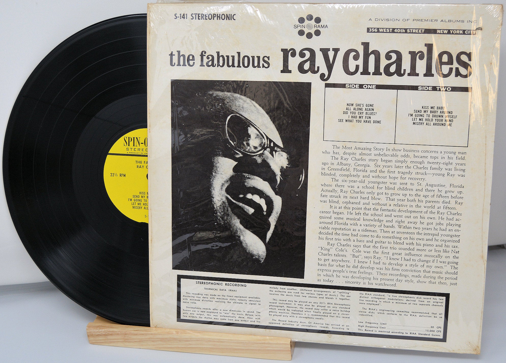 Charles, Ray - The Fabulous, vinyl Record Album LP – Joe's Albums