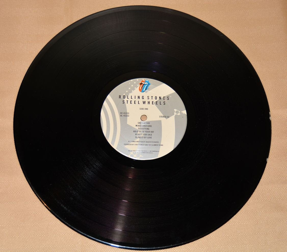 Rolling Stones - Steel Wheels, Vinyl Record Album LP, Used – Joe's Albums