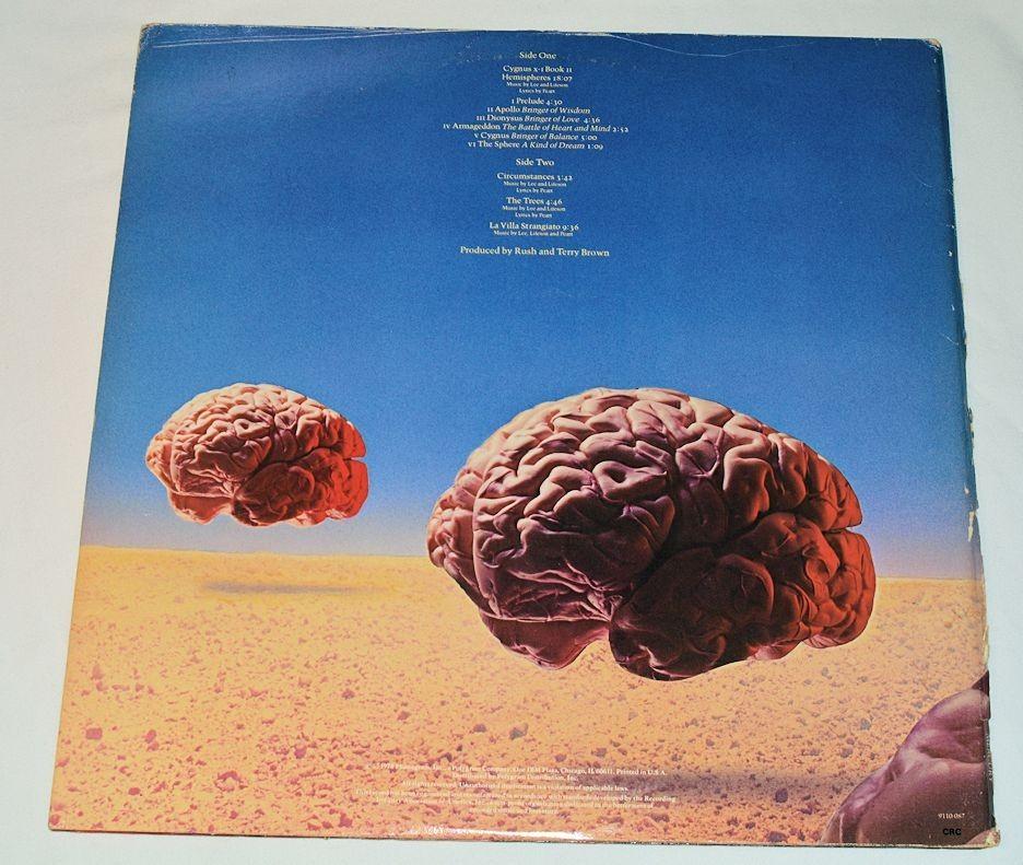 Rush - Hemispheres, Vinyl Record Album LP, Prog, Geddy Lee – Joe's Albums