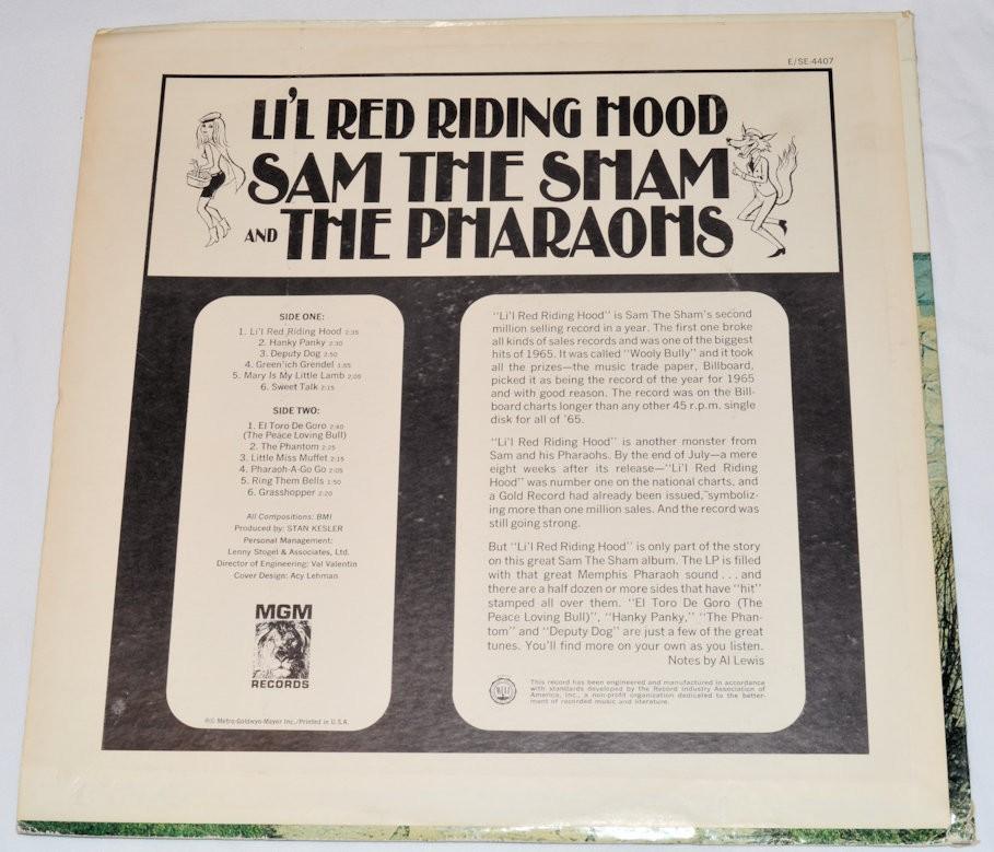 Sam The Sham & Pharaohs - Li'l Red Riding Hood – Joe's Albums