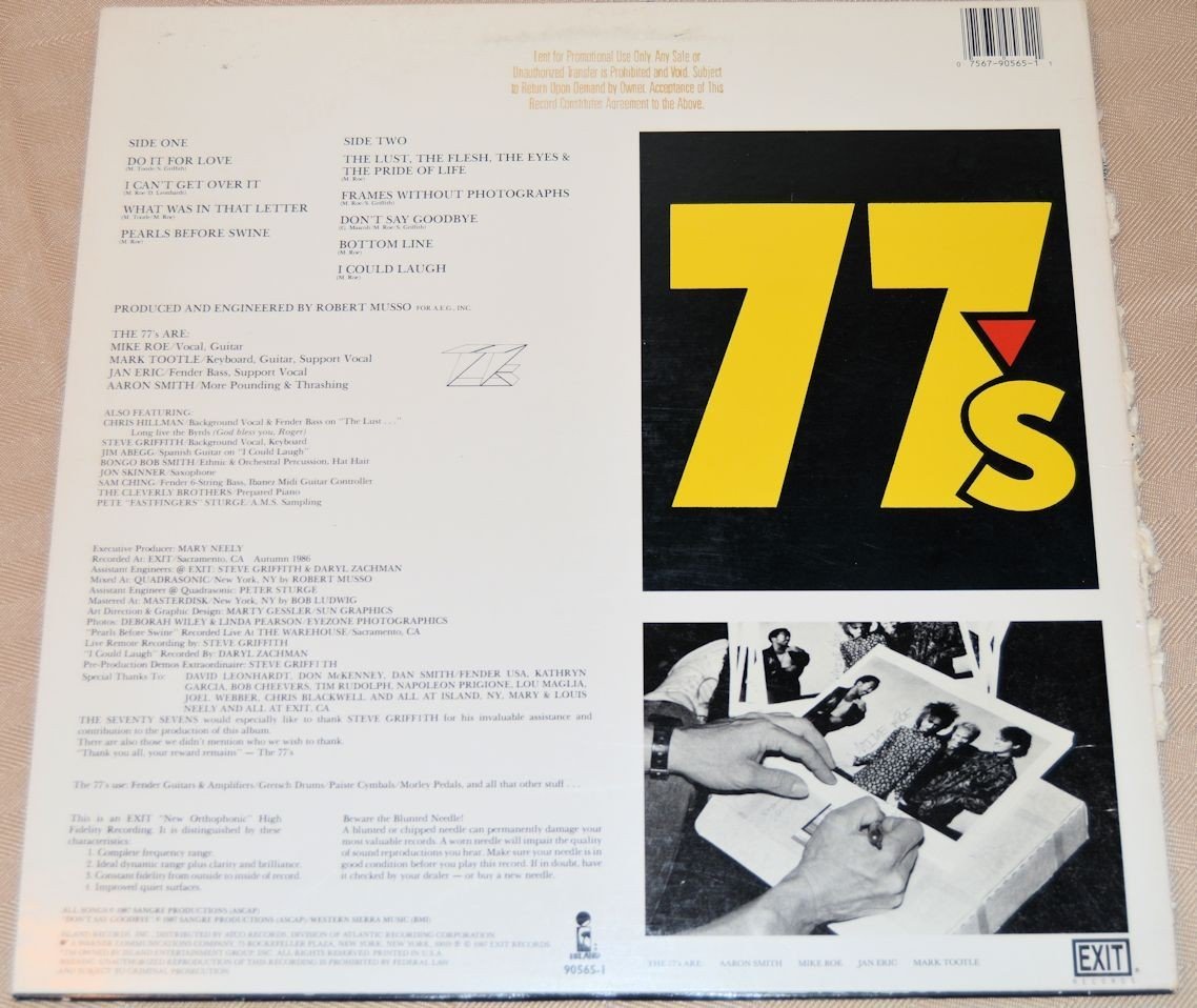 77's - 77's – Joe's Albums