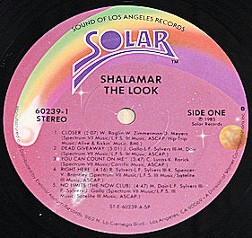 Shalamar - The Look, Vinyl Record Album LP – Joe's Albums