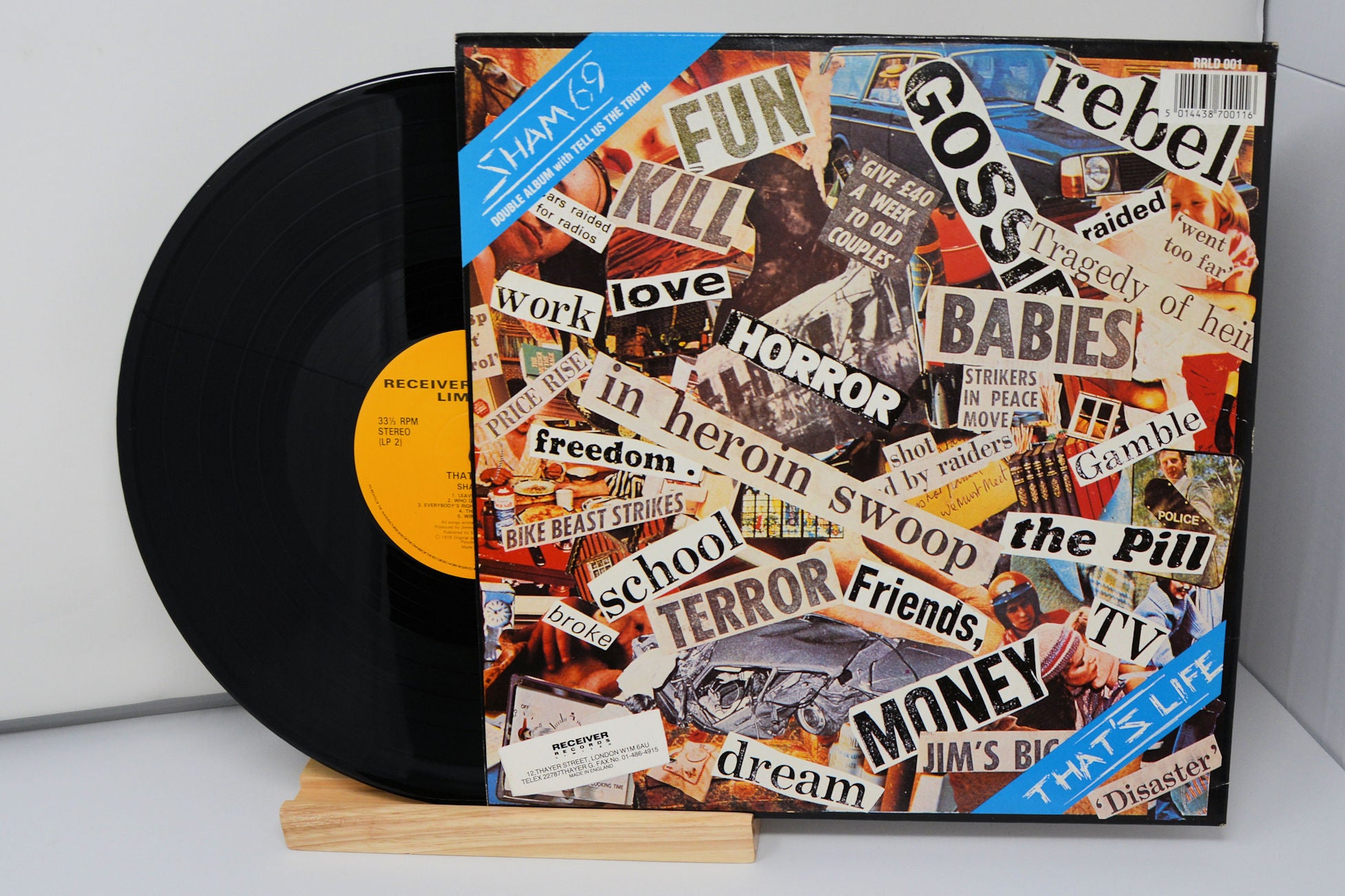 Sham 69 - Tell Us The Truth / That's Life, Vinyl Record Album 2LP, Punk ...