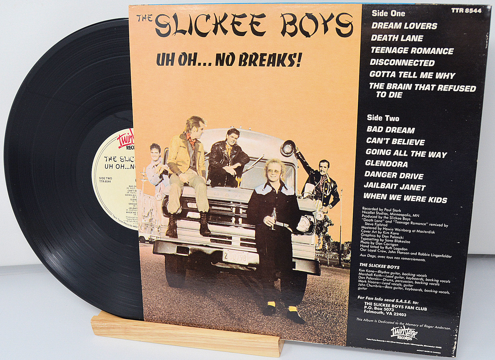 Slickee Boys ‎– Uh Oh ... No Breaks!, Vinyl Record Album LP, Punk – Joe ...