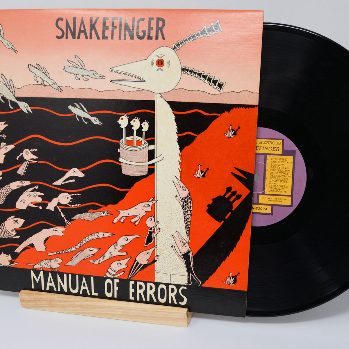 Snakefinger ‎– Manual Of Errors, Vinyl Record Album LP – Joe's Albums