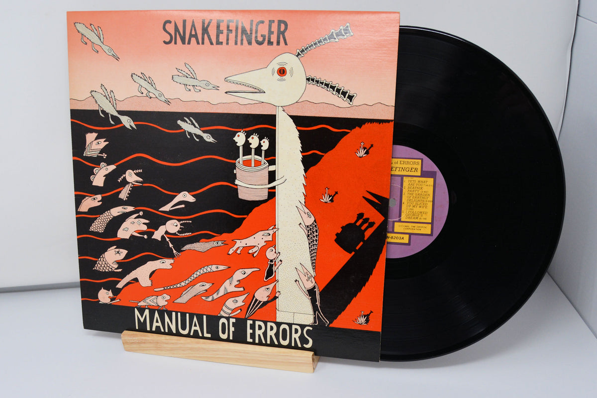 Snakefinger ‎– Manual Of Errors, Vinyl Record Album LP – Joe's Albums