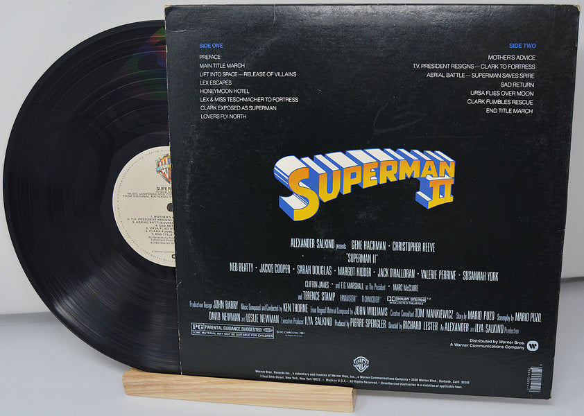 Superman II - Soundtrack, Vinyl Record Album LP, John Williams – Joe's ...
