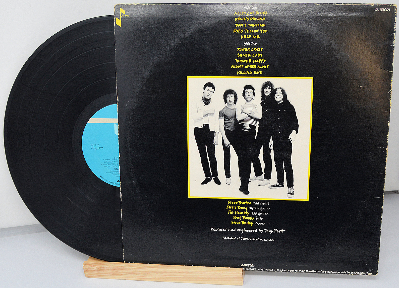 Starfighters - Self Titled, Vinyl Record Album LP, VA33001 – Joe's Albums