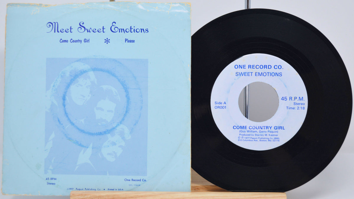 Sweet Emotions ‎– Come Country Girl, Vinyl, 7 Inch, 45 RPM – Joe's Albums