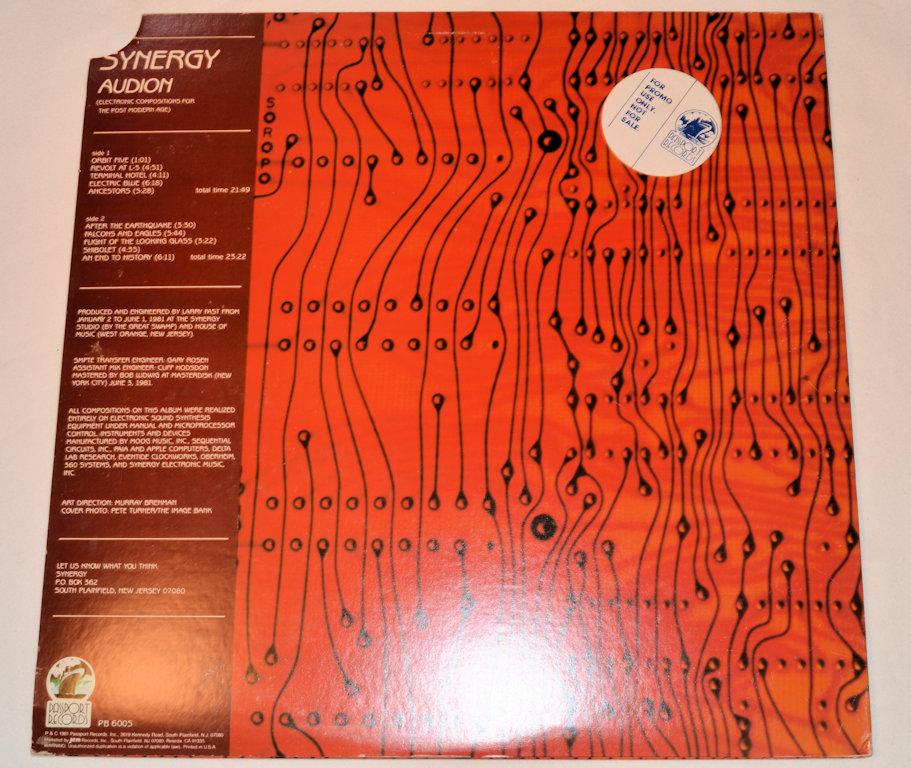 Synergy - Audion – Joe's Albums