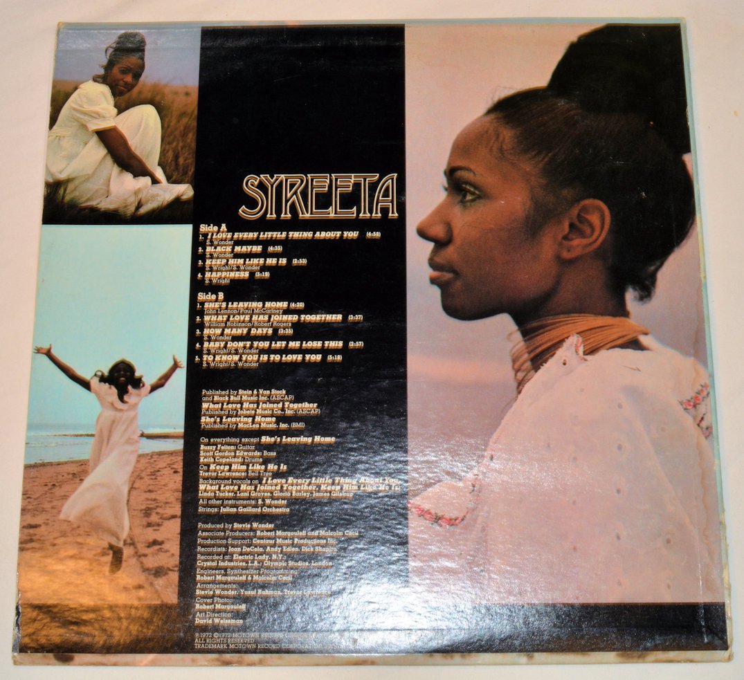 Syreeta, Self Titled, Vinyl Record Album LP, Soul – Joe's Albums