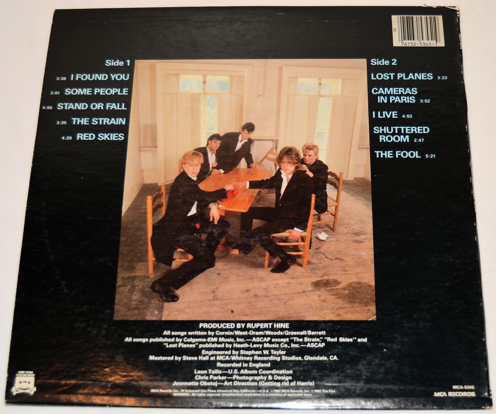 The Fixx - Shuttered Room, Vinyl Record Album LP – Joe's Albums