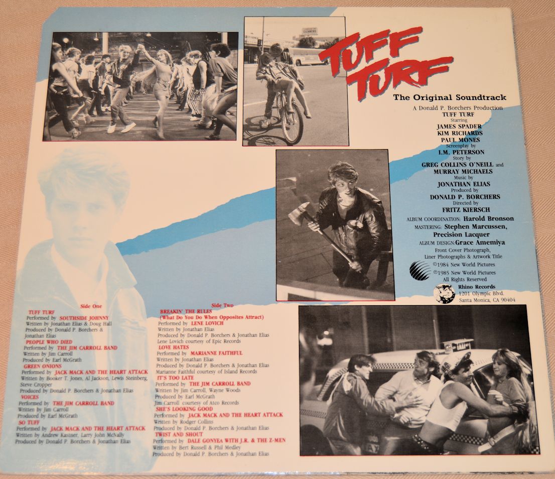 Soundtrack - Tuff Turf – Joe's Albums