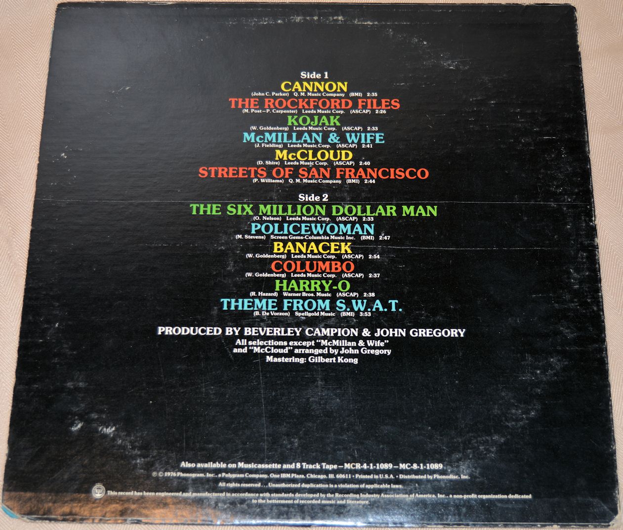 Various - TV's Greatest Detective Hits, Vinyl Record Album LP – Joe's ...