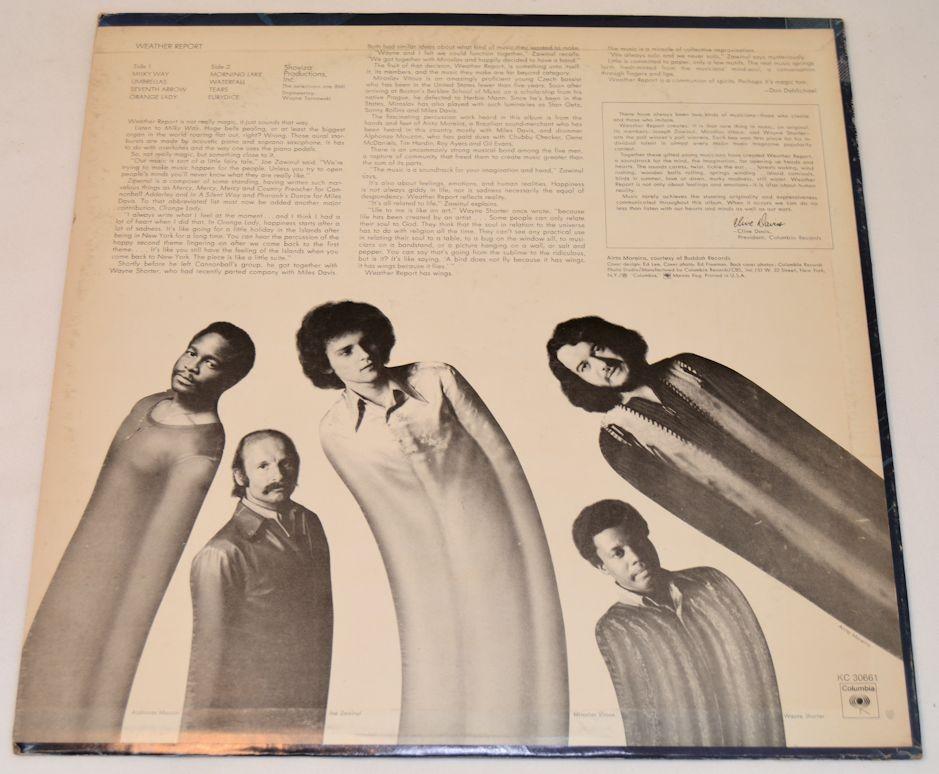 Weather Report, Self Titled, Vinyl Record Album LP, Jazz – Joe's Albums