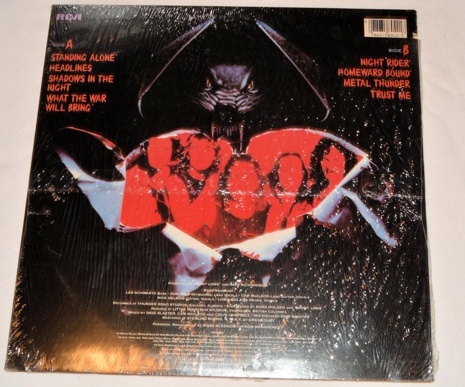 White Wolf - Standing Alone – Joe's Albums