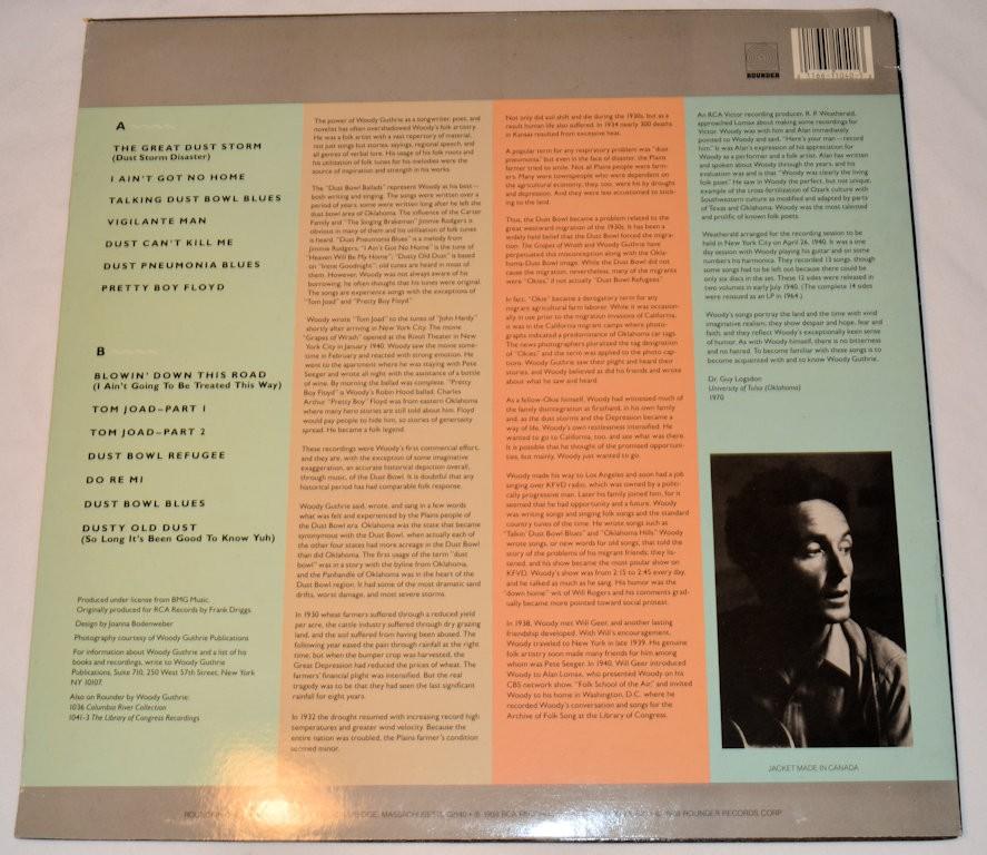 Woody Guthrie - Dust Bowl Ballads, Vinyl Record Album LP – Joe's Albums