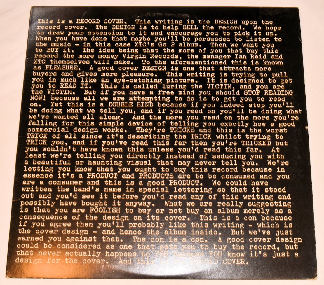 XTC - Go 2, vinyl Record Album LP – Joe's Albums